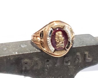 Ruby Class Ring - Etsy