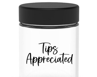 Tips Jar - Etsy