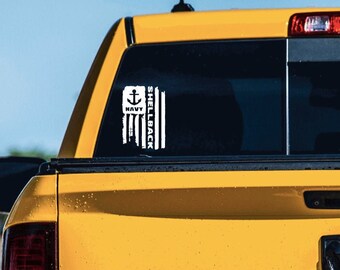 Navy Shellback Decal - Etsy