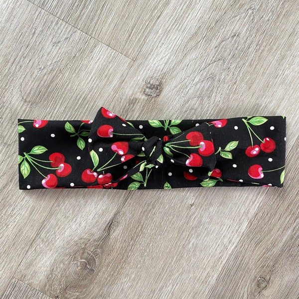 Cherry Hair Bow - Etsy