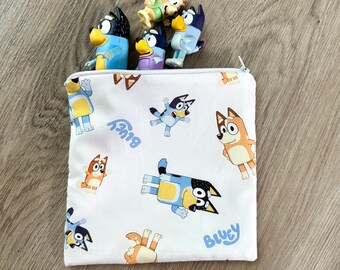 Custom Bluey Makeup Bag, Bluey Daisy Cosmetic Bag, Disney Travel Case ...