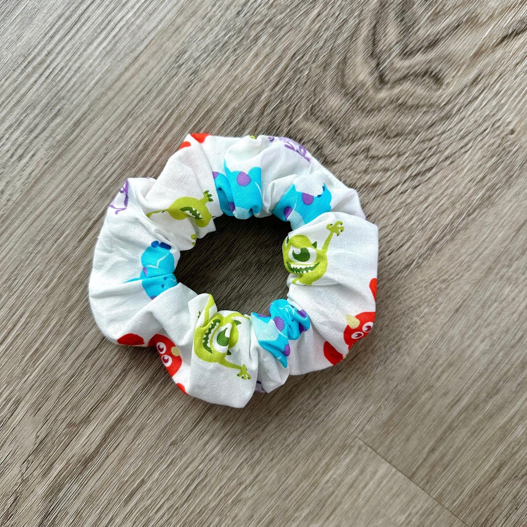 Monsters Inc Scrunchie Hair Tie, Hair Accessories, Mike, Sully, 2319 - Etsy