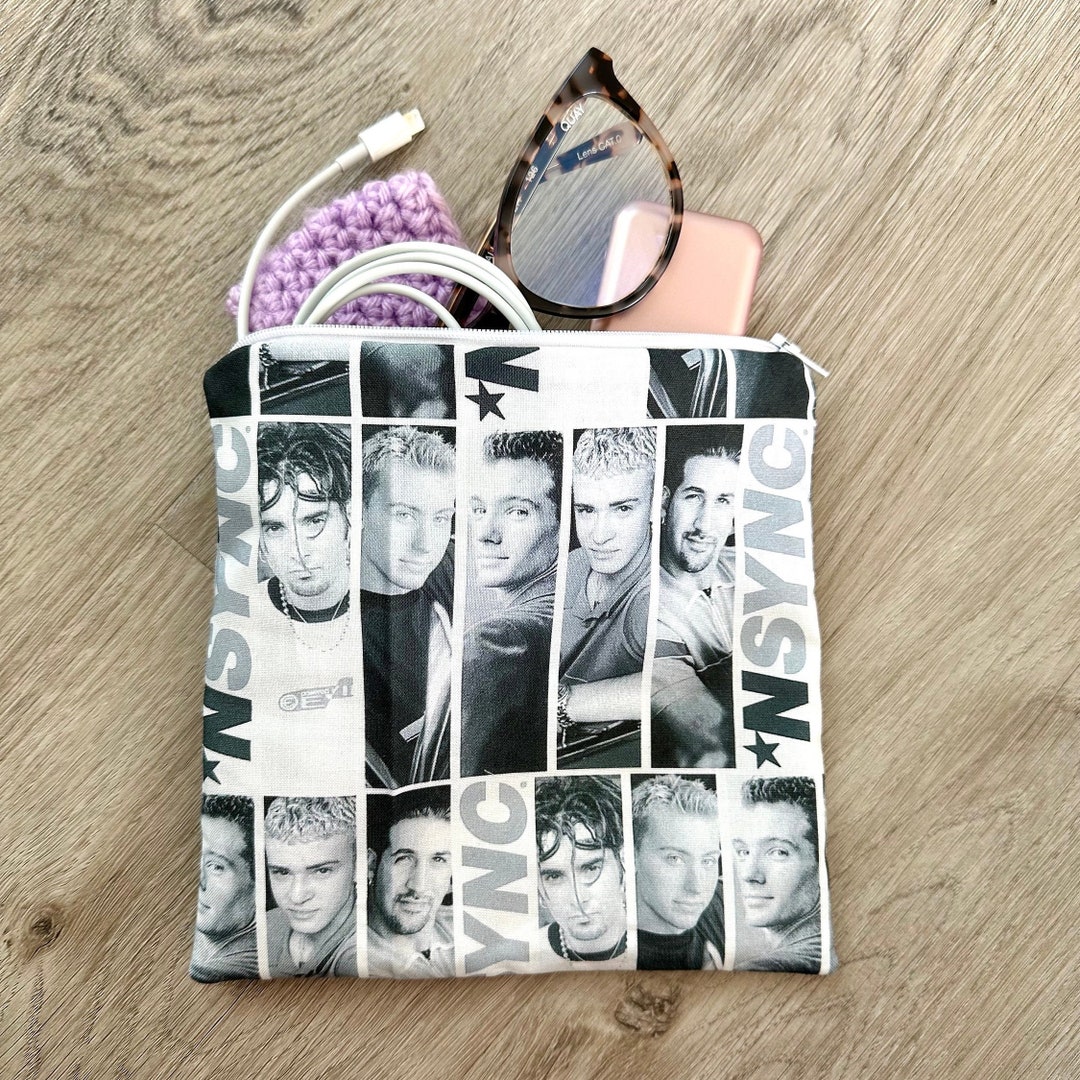 NSYNC Medium Zipper Pouch Zipper Bag Cosmetic Bag - Etsy
