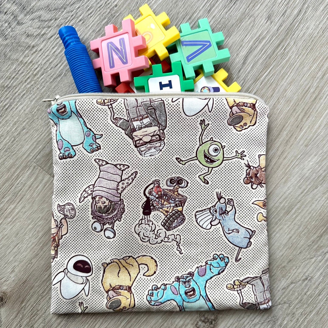 Pixar Medium Zipper Pouch Zipper Bag, Toy Bag, Accessory Bag, Wall-e ...