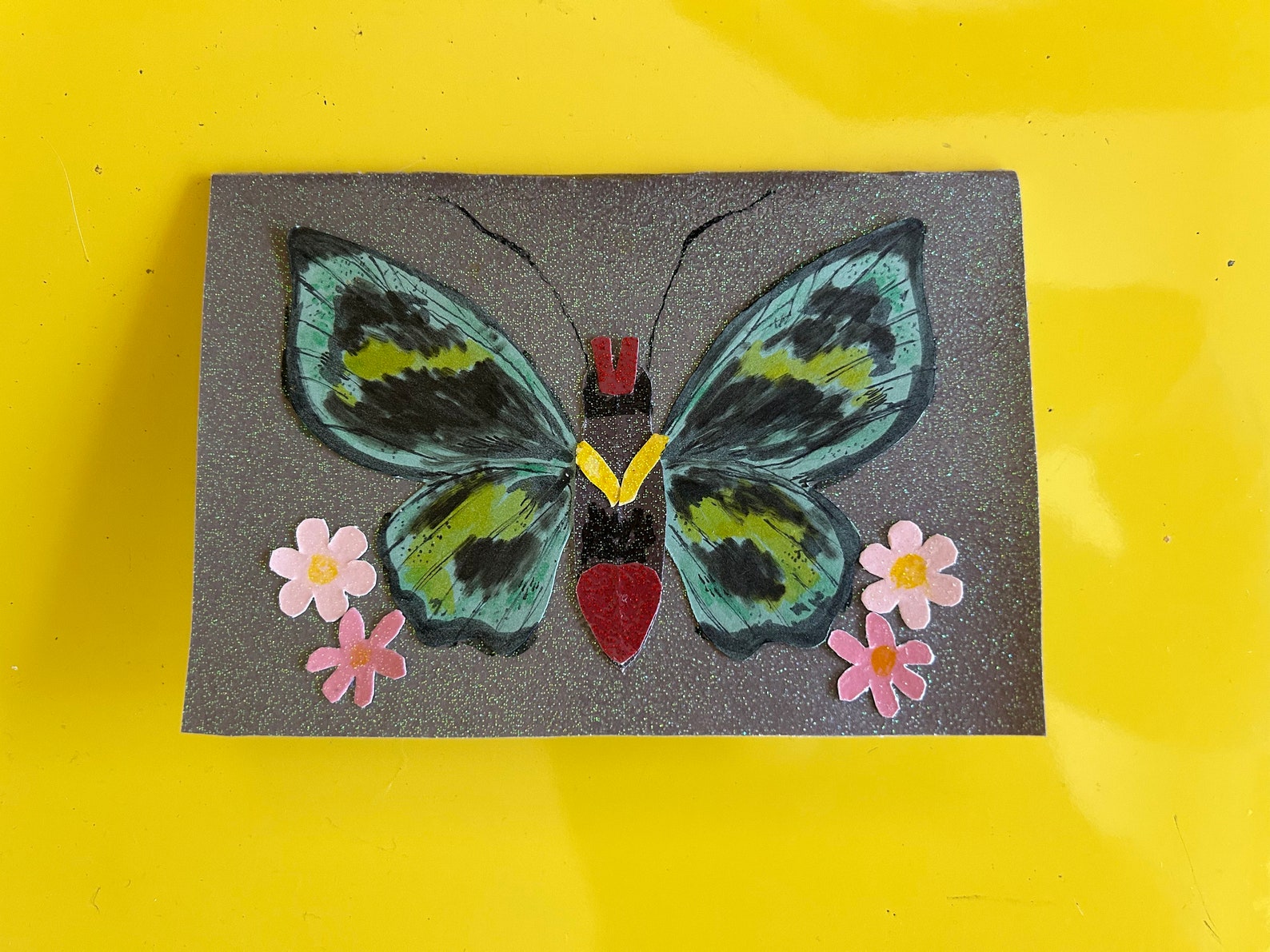 Custom Paper Craft Art Card for Birthdays, Anniversaries, Holidays - Etsy