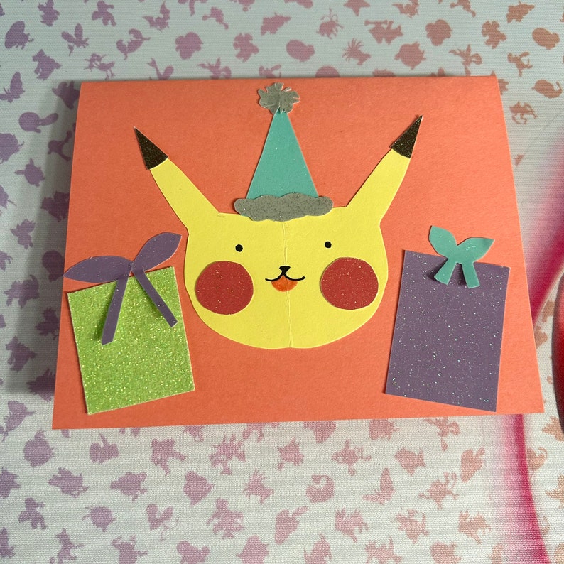 Custom Paper Craft Art Card for Birthdays, Anniversaries, Holidays - Etsy