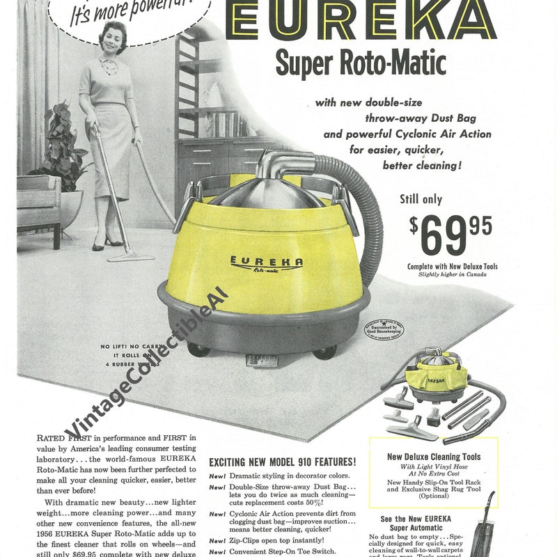 Vintage Eureka Vacuum - Etsy