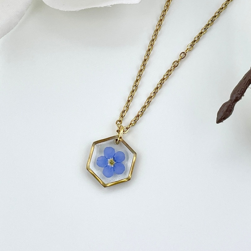 Forget Me Not Charm - Etsy