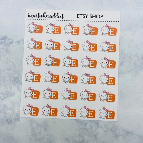 Itty Bitty School Stickers Perfect for Your Erin Condren Life | Etsy