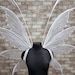 Plastic White Fairy Wings, Transparent Fairy Wings, Wedding Fairy Wings ...