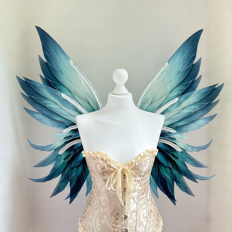Blue Fairy Wings for Corset - Etsy