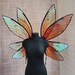 Orange Iridescent Fairy Wings Plastic Fairy Wings for Adult - Etsy
