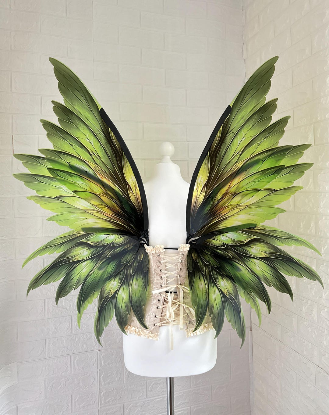 Forest Fairy Wings, Green Fairy Wings, Black and Green Fairy Wings ...