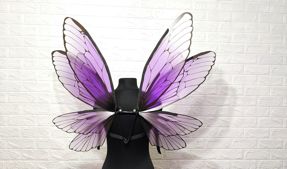 Purple Violet Fairy Wings for Adult Large Fairy Wings Wings - Etsy