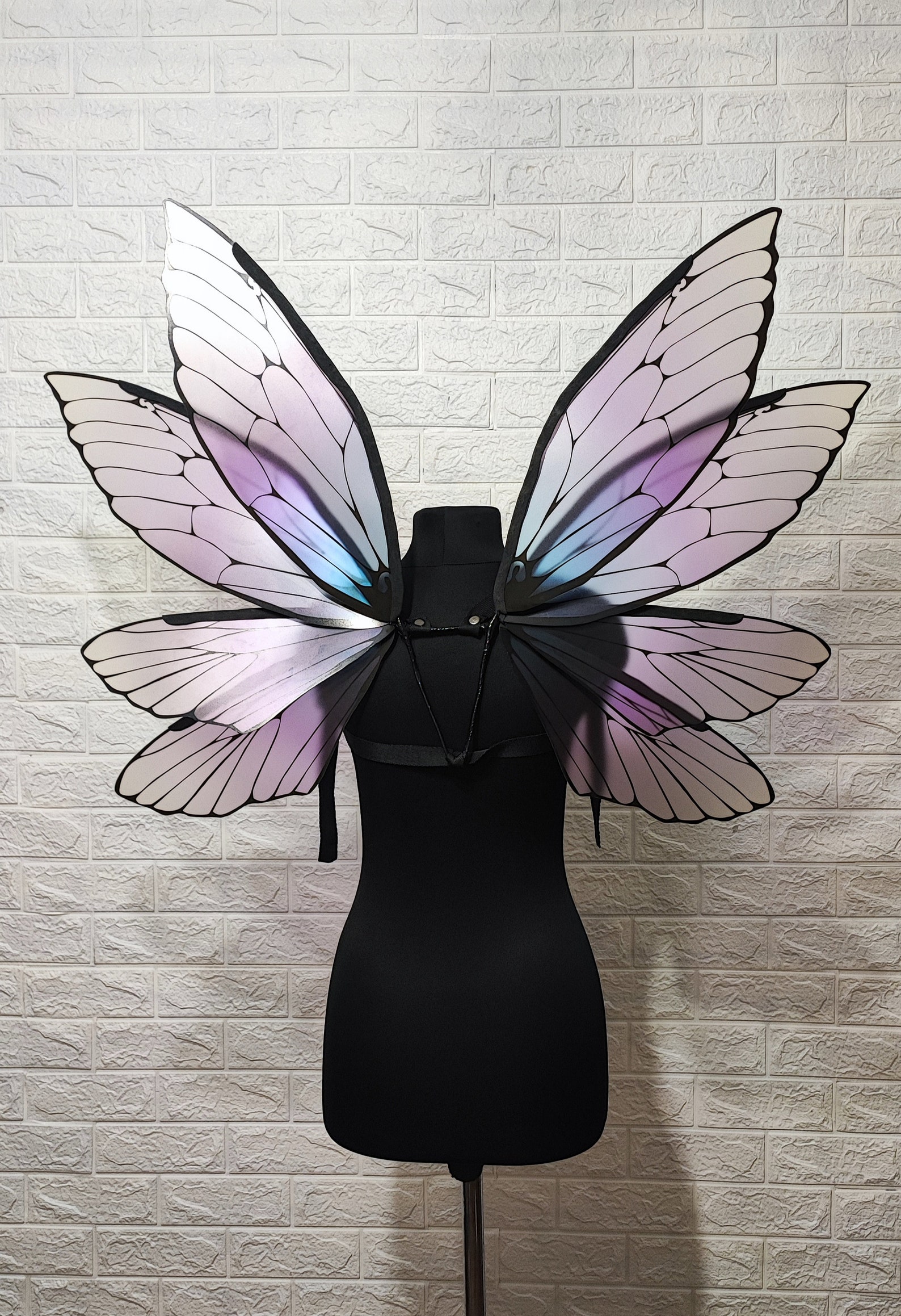 Medium Blue-purple Fairy Wings, Faerie Wings, Wings for Costume Cosplay ...