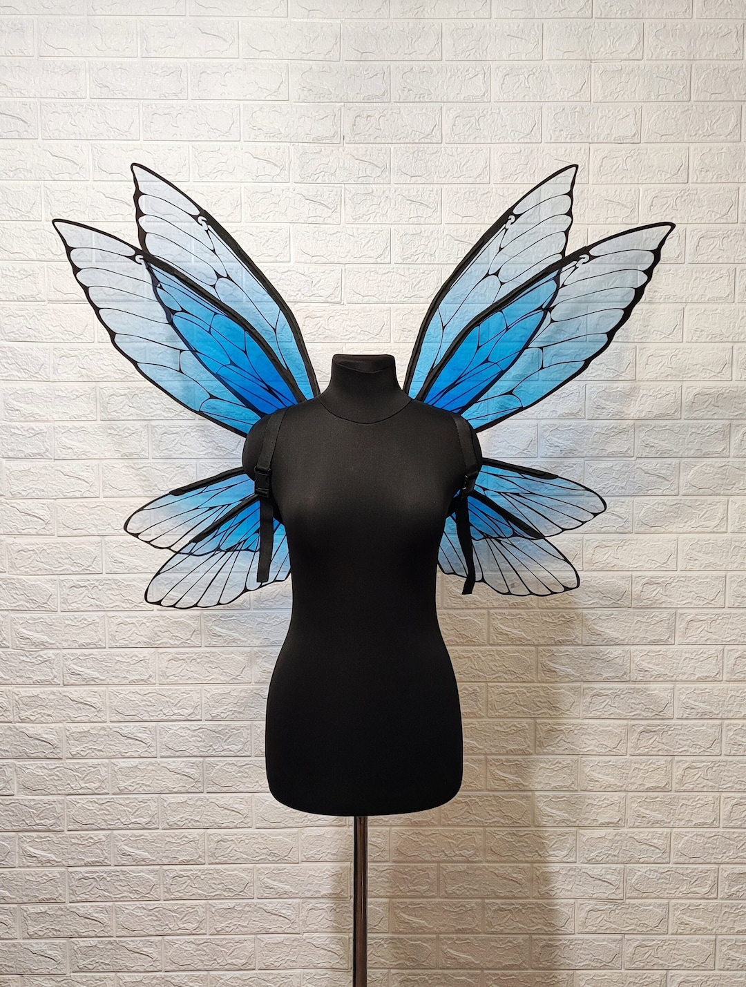 Blue Fairy Wings, Fairy Wings for Cosplay, Large Plastic Wings, Forest ...