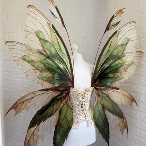 Forest Leaf Fairy Wings “sylvara” | Woodland Wings for Cosplay, LARP ...