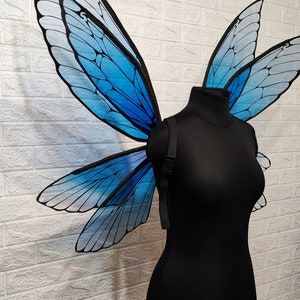 Blue Fairy Wings, Fairy Wings for Cosplay, Large Plastic Wings, Forest ...