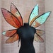 Orange Iridescent Fairy Wings Plastic Fairy Wings for Adult - Etsy