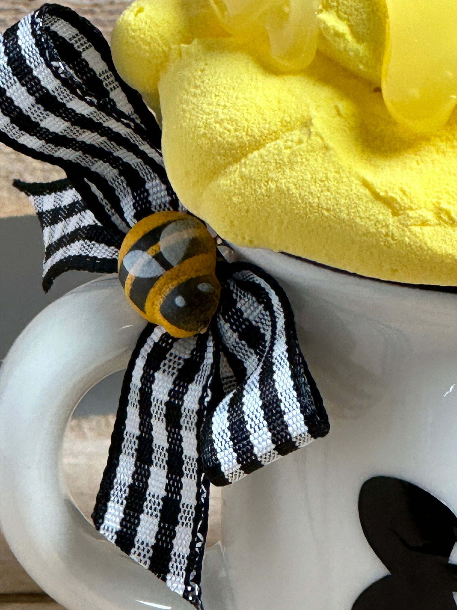 Bee Mini Mug, Faux Spring Drink, Mini Mug Decor, Tiered Tray Decor ...