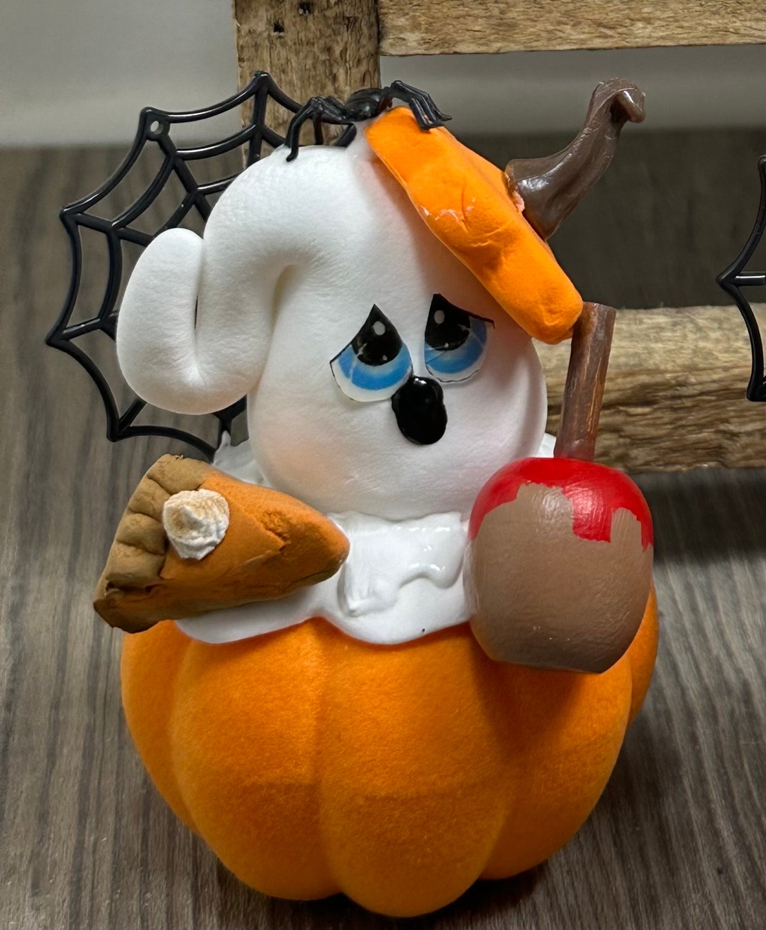 Ghost Pumpkin Treat, Ghost Decor, Tiered Tray Decor, Coffee Bar Decor ...