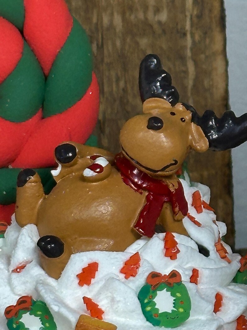 Fake Reindeer Cupcakes, Reindeer Cupcakes, Reindeer Decor, Reindeer ...
