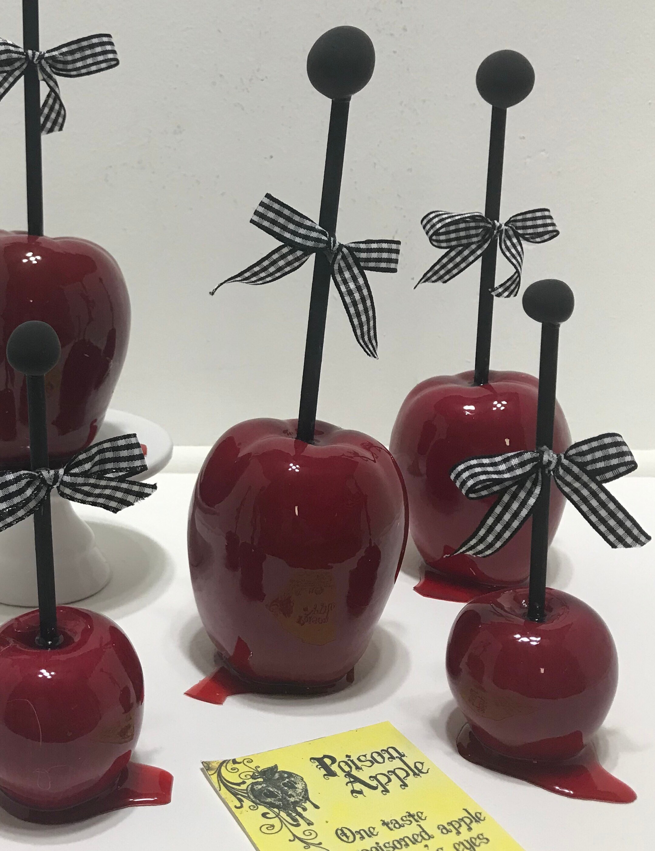 Large Fake Poison Candy Apple Halloween Fake Candy Apple - Etsy