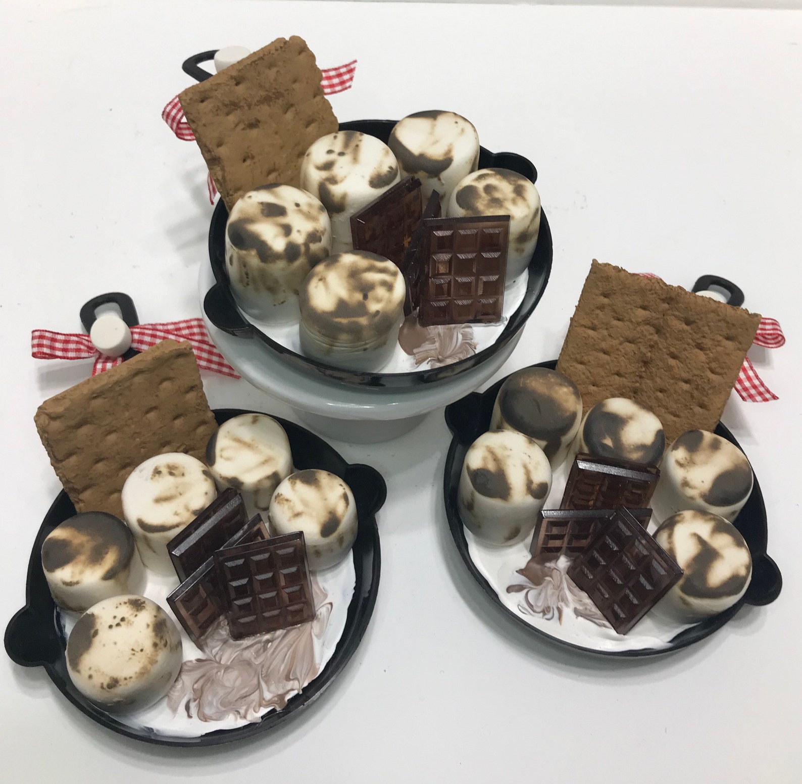 Fake Mini Smores Skillet Fake Smores Treat Fall Decor Fake - Etsy