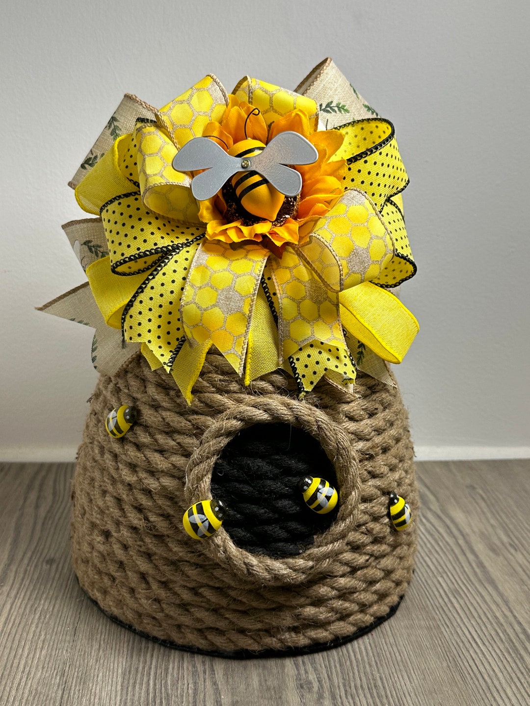 Fake Bee Hive, Fake Honey Bee Hive, Bee Hive Decor, Bee Hive Tiered ...