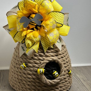 Fake Bee Hive, Fake Honey Bee Hive, Bee Hive Decor, Bee Hive Tiered ...