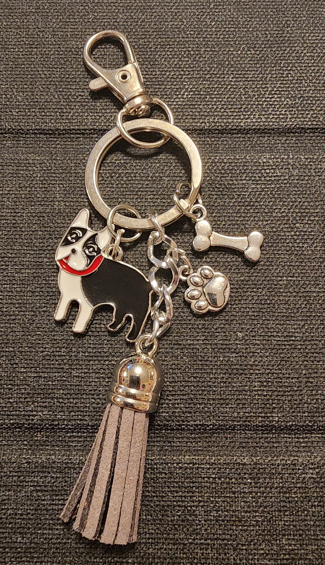 Black & White Boxer Purse Charm/key Chain - Etsy