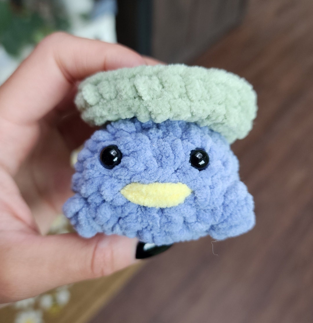 Handmade Crochet Lotad Plush – Mini Amigurumi Pokémon, Cute Water Grass ...