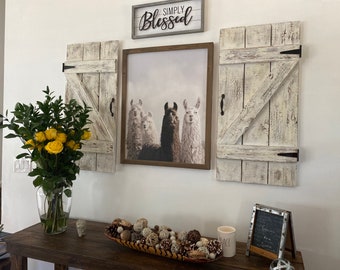 Rustic Shutters | Etsy