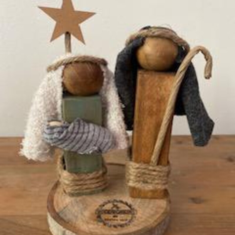 Nativity Wood Blocks - Etsy