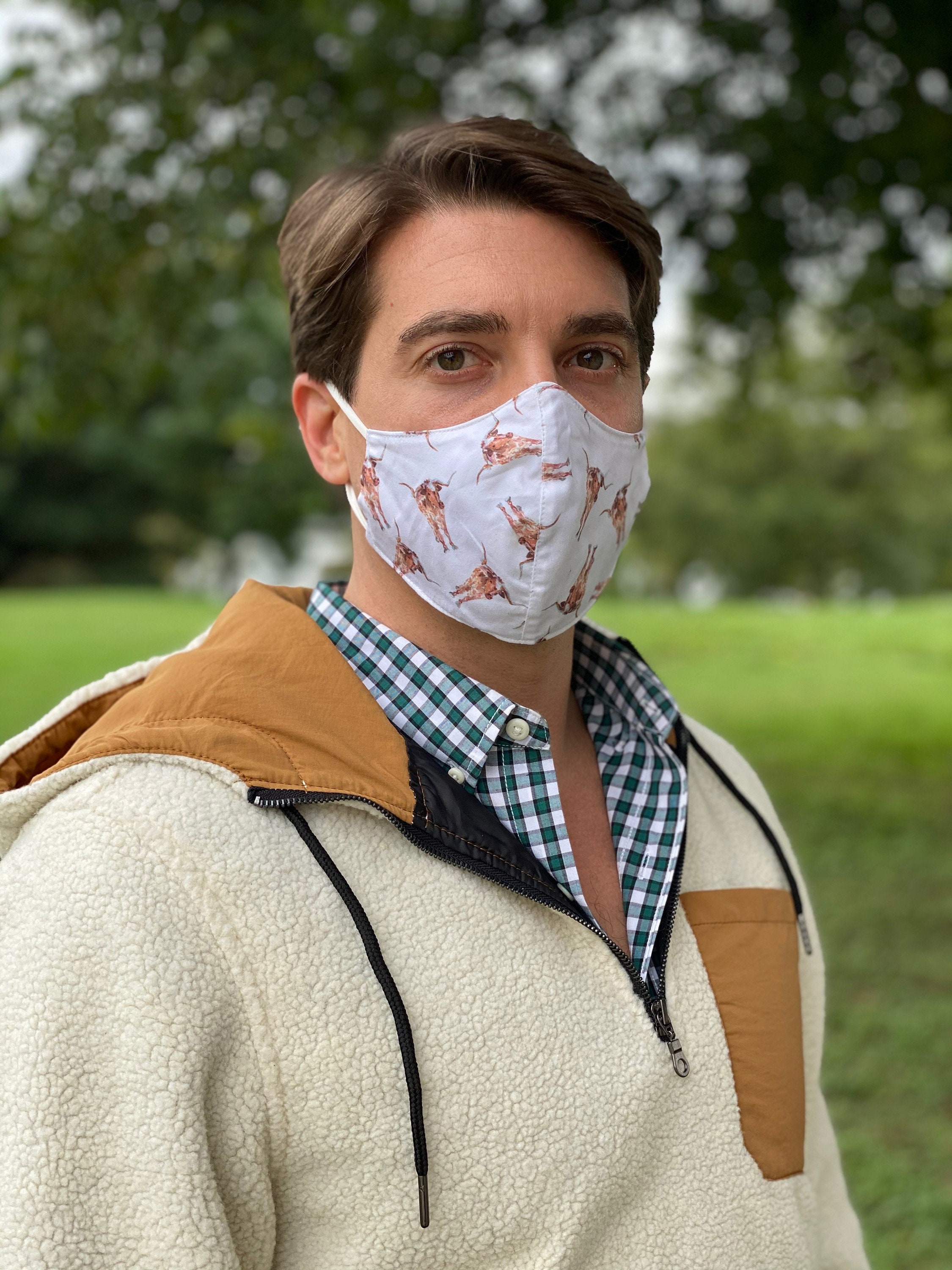 Longhorn Mask - Etsy