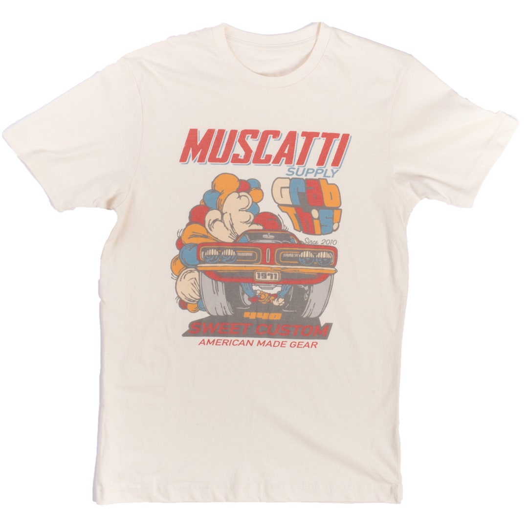 Muscatti Sweet Custom Vintage White Tee - Etsy UK
