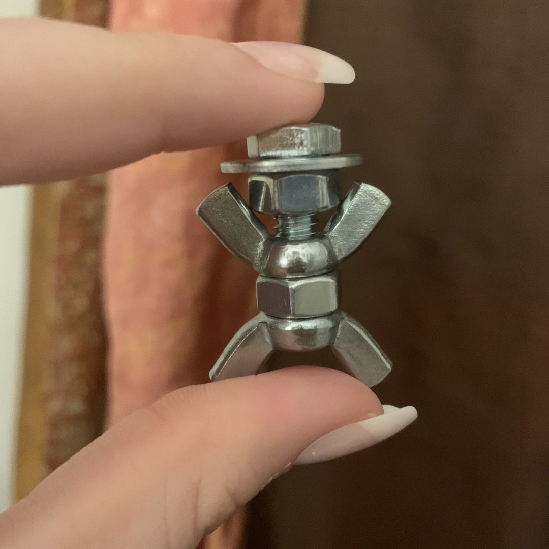 Nuts and Bolts Cowboy Figurine - Etsy