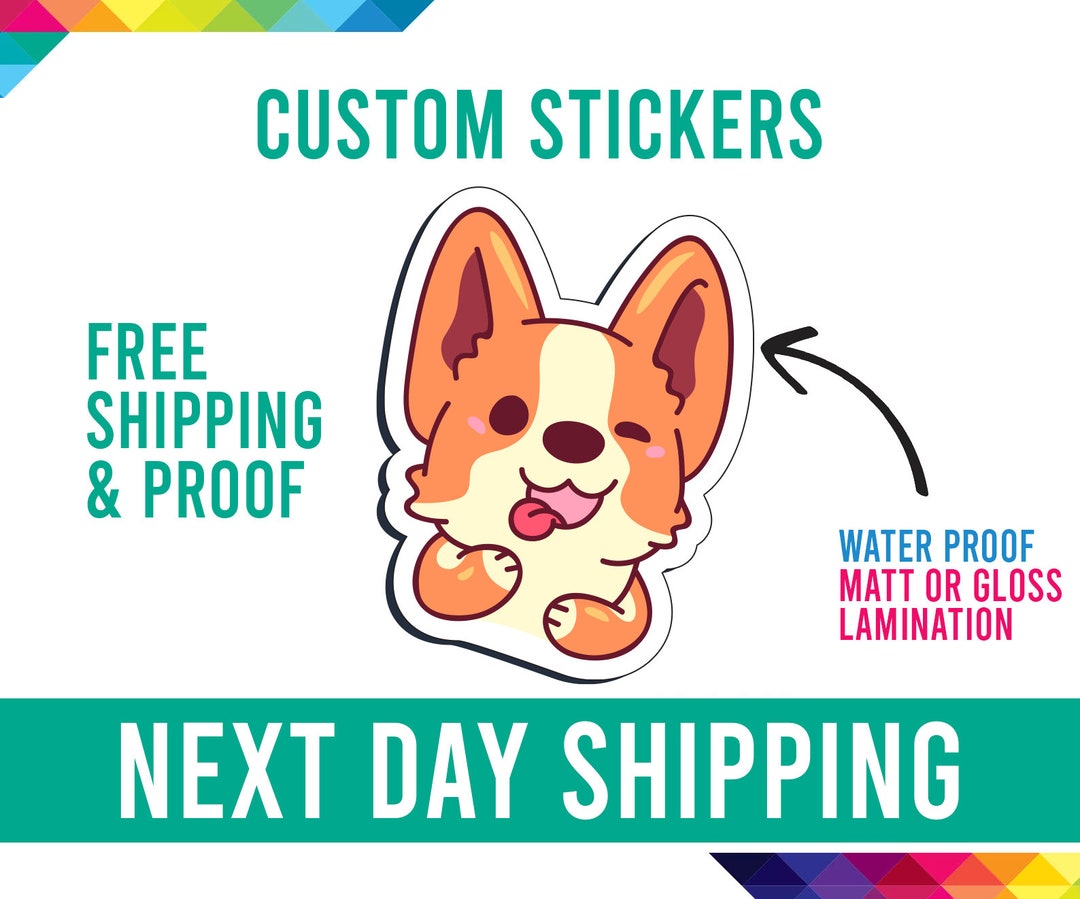 Custom Vinyl Stickers, Die Cut Stickers, Cut to Size Stickers, Ships ...