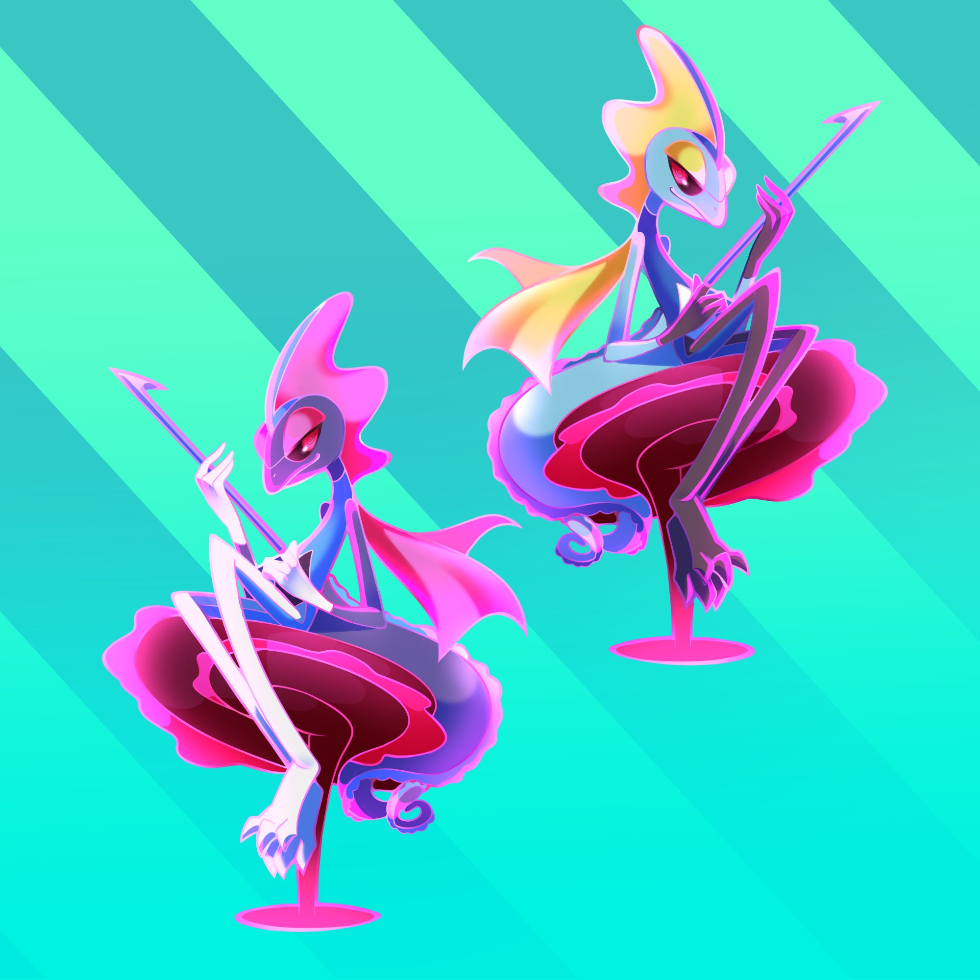 Inteleon 7cm Llavero Shiny Holographic | Etsy