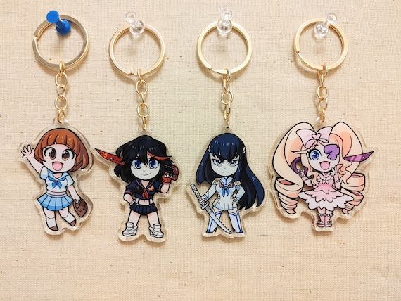 Kill La Kill Keychains: Mako Ryuko Satsuki Nui - Etsy
