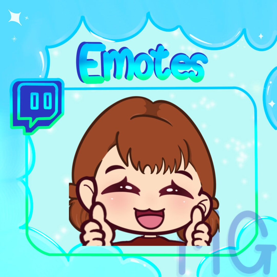 Twitch Emote/animated/female/red Hair/thumbs Up - Etsy