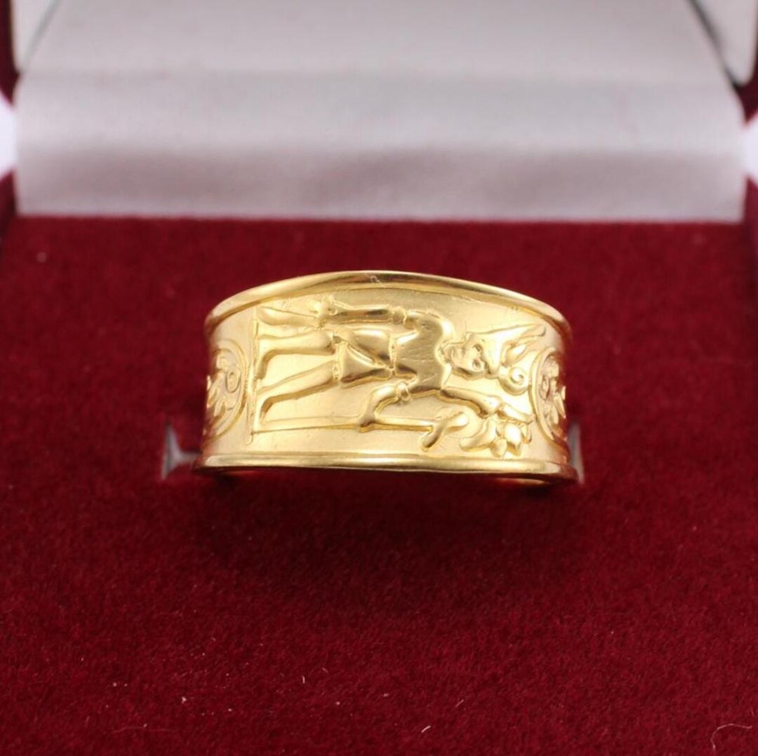 Ramesses II Ring Sterling Silver Adjustable Open | Egyptian Jewelry ...