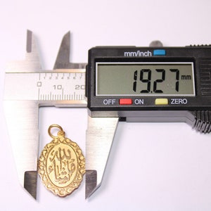 Egyptian Handmade Masha-allah Solid Gold 18K Islam Muslim Quran Pendant ...