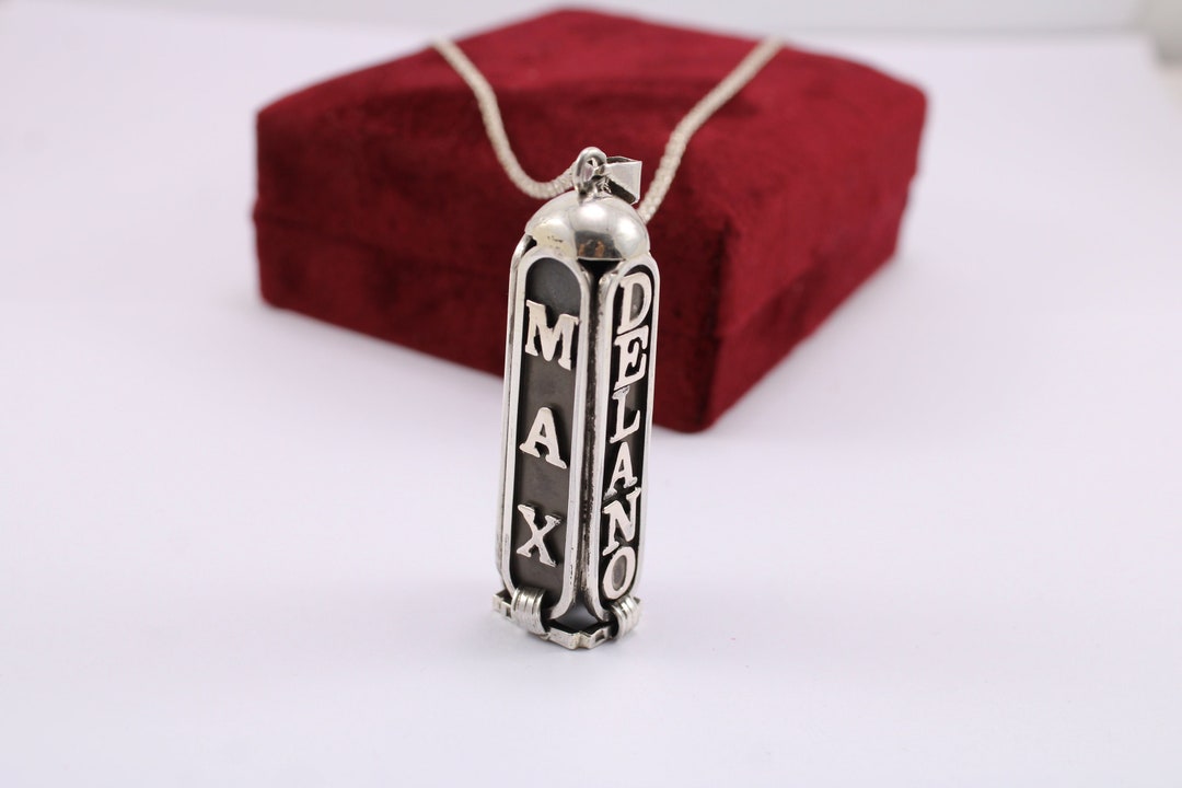 Egyptian Jewelry Cartouche Personalized Necklace Sterling Silver ...