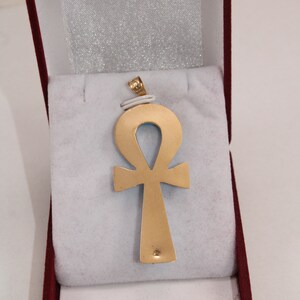 Egyptian Handmade Ankh Cross Key of Life Turquoise 18K Yellow - Etsy