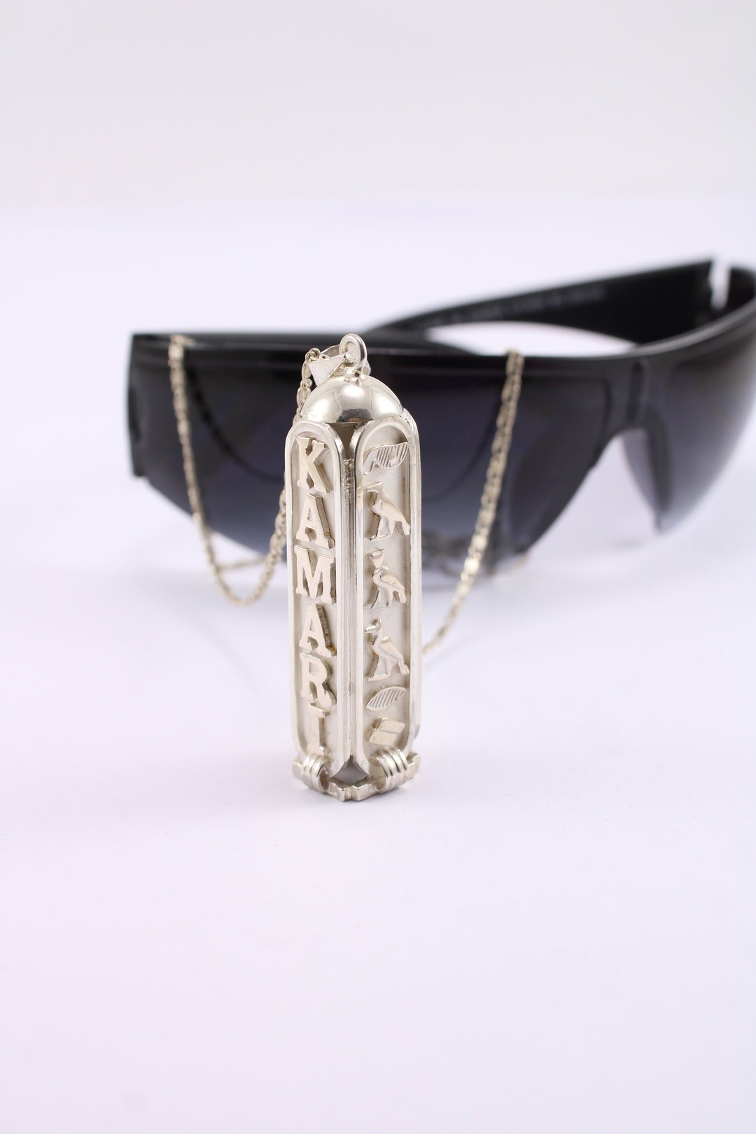 Egyptian Jewelry Cartouche Personalized Necklace Sterling Silver, 4 ...