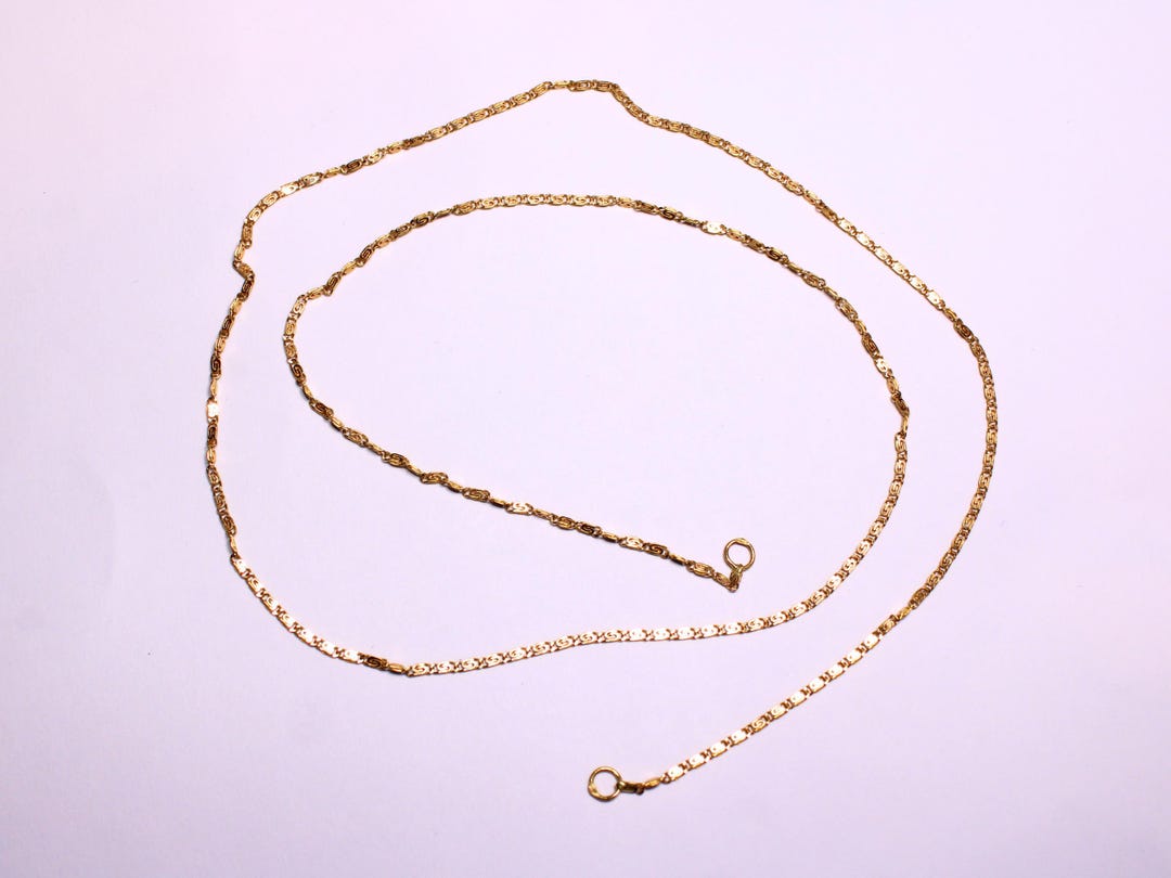 Eye Horus Chain 18K Yellow Gold Chain Egyptian Jewelry Egypt Necklace ...