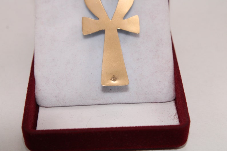 Egyptian Handmade Ankh Cross Key of Life Turquoise 18K Yellow - Etsy