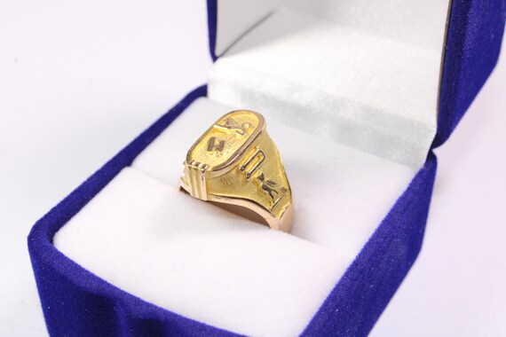 Anello Cartoccio Personalizzato in Oro 18K Regalo Personalizzato Nome in Geroglifici Inglese o Arabo Tutte le Taglie fino a 6 Lettere Etsy Italia