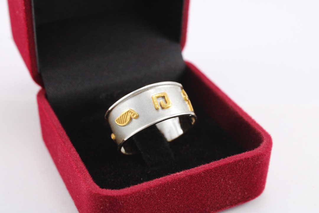 Personalized Cartouche Ring Sterling Silver Egyptian Jewelry Custom ...